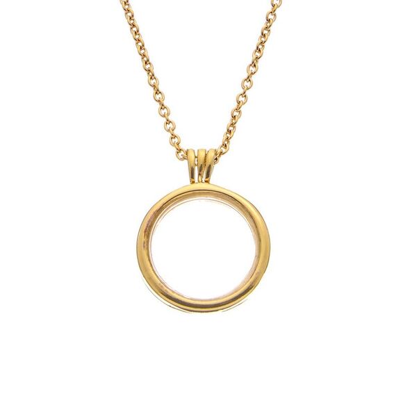 Pandora | Jewelry | Pandora Shine 8k Plated Floating Locket Necklace ...